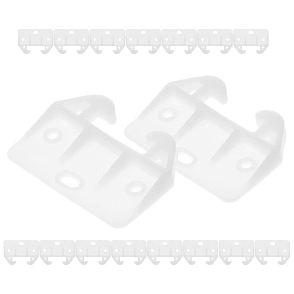 Raindrops 16 Pcs Wardrobe Drawer Track Guides Bottom Slides Rail Rails ...