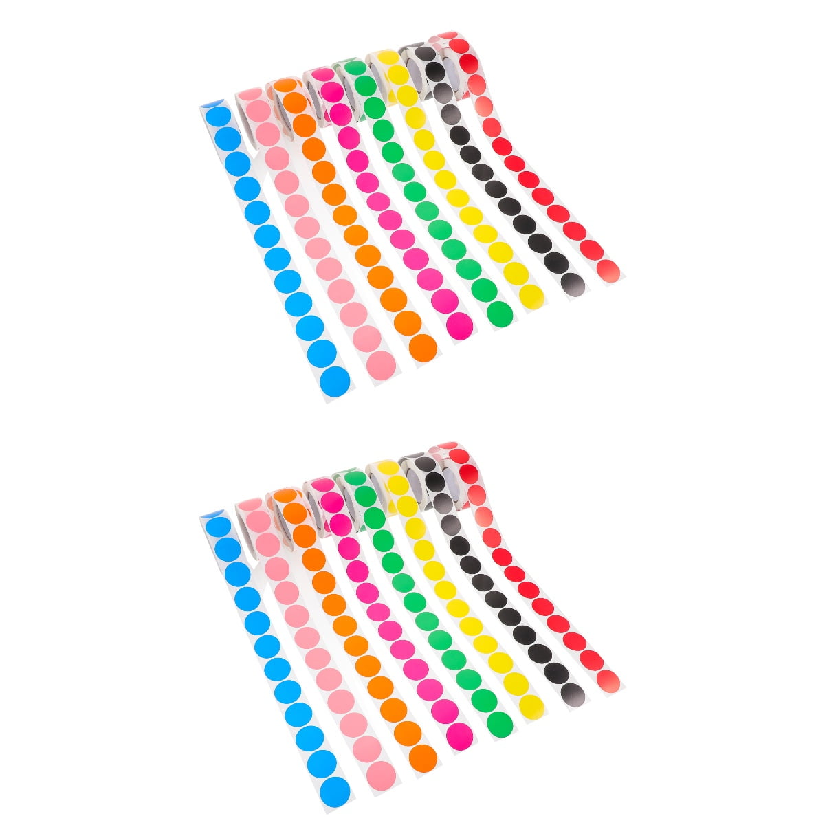 Raindrops 16 Rolls of Dot Stickers Label Dot Stickers Colored Coding ...