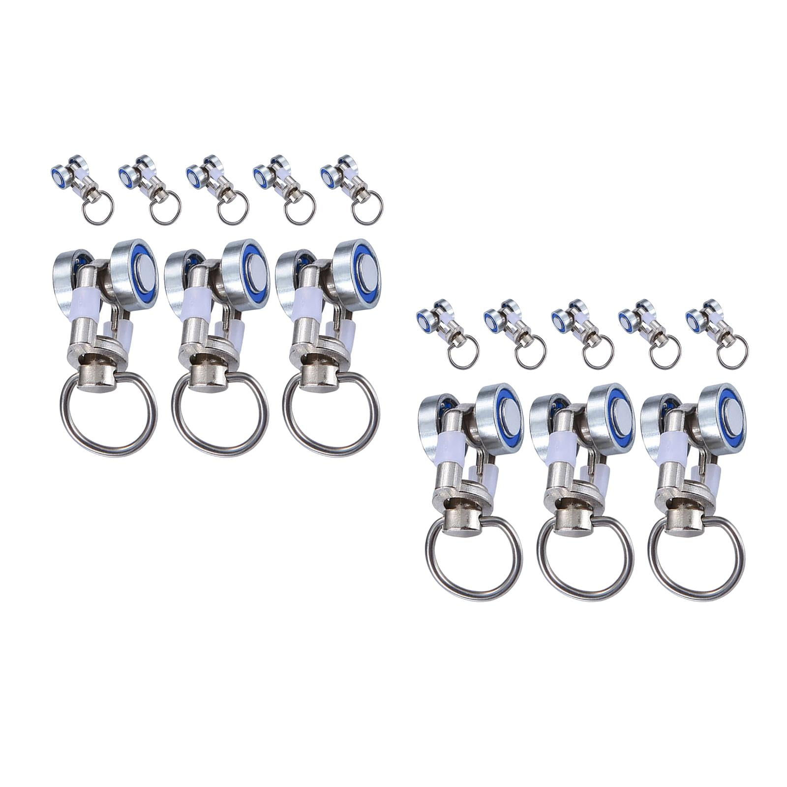 Raindrops 16 pcs Curtain Track Rollers Replacement Curtain Trolleys ...