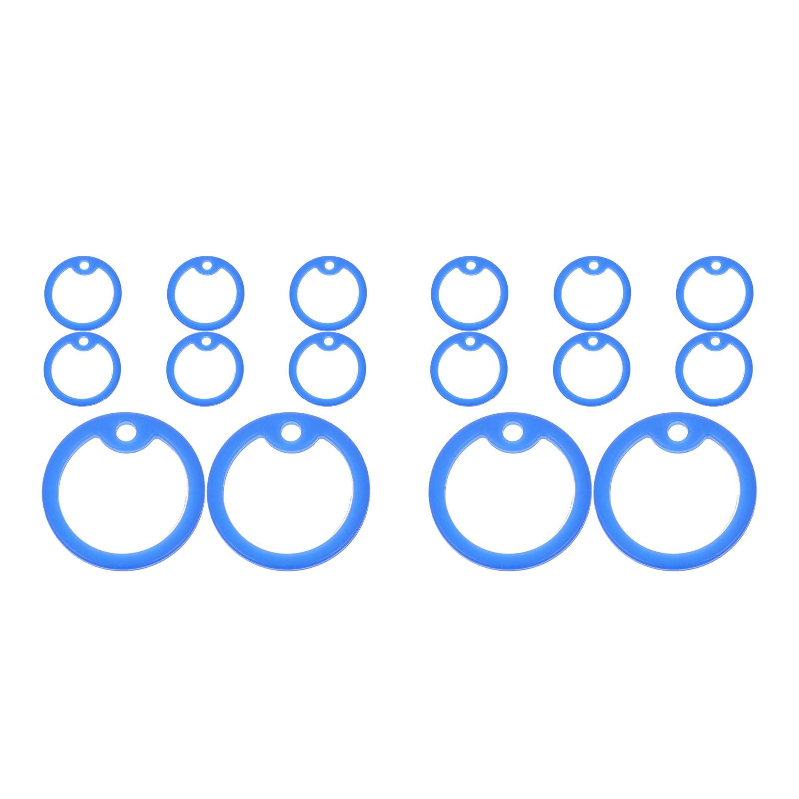Raindrops 16 pcs Dog ID Tag Silencers Silicone Dog Tag Silencers Dog ...