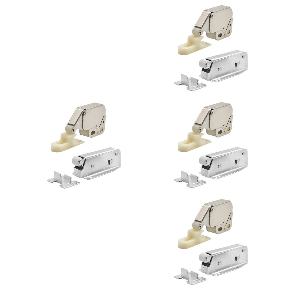 Raindrops 16 pcs Door Safety Locks Push to Open Locks Cabinet Self ...