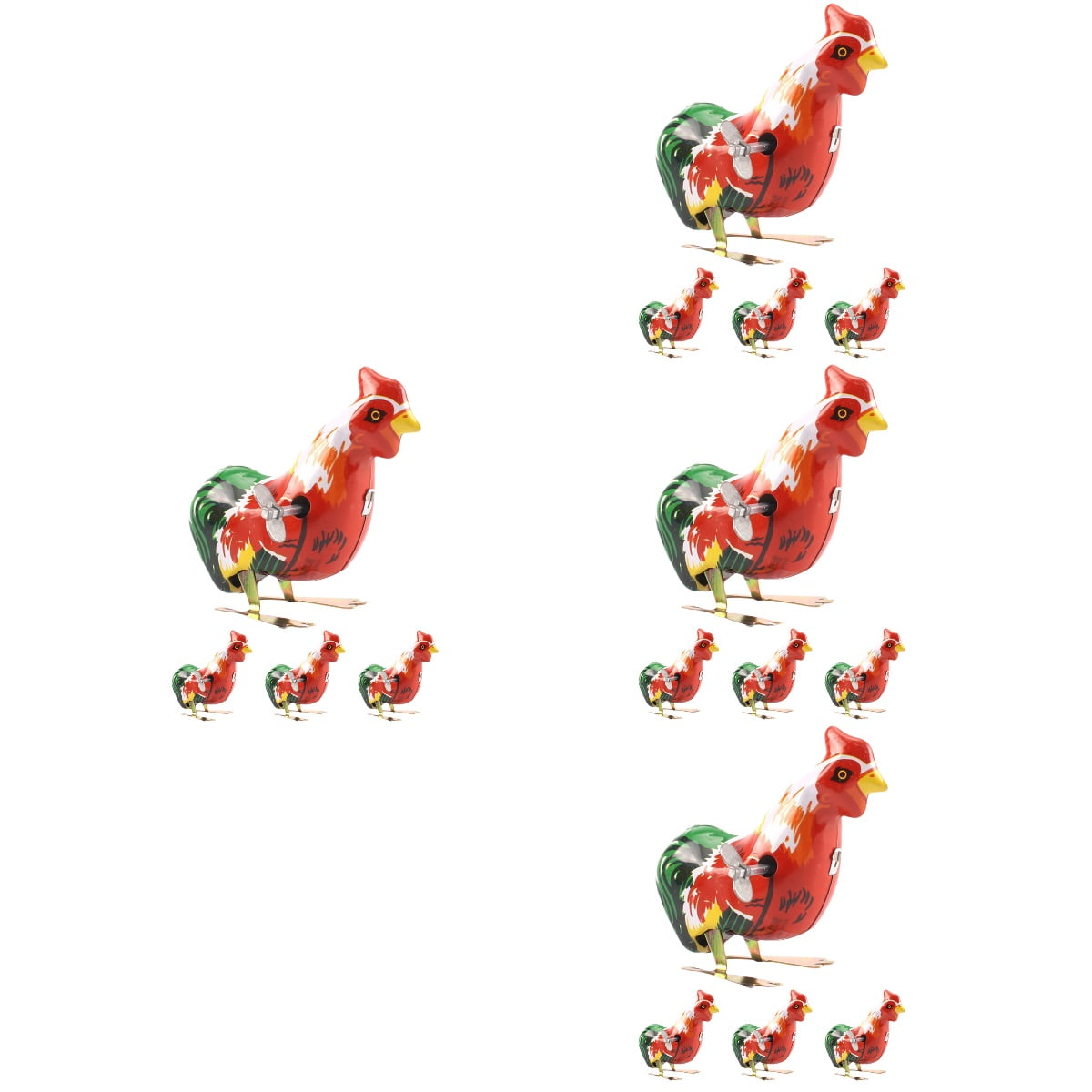 Raindrops 16 pcs Easter Wind Up Chicken Toys Lovely Chick Shaped ...