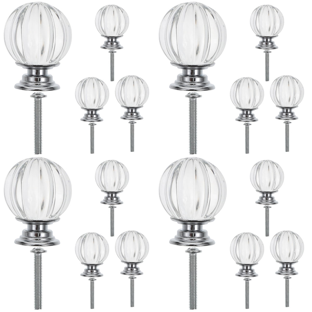 Raindrops 16 pcs Light Screw Cap Lamp Decoration 30mm Shade Holder Harp ...