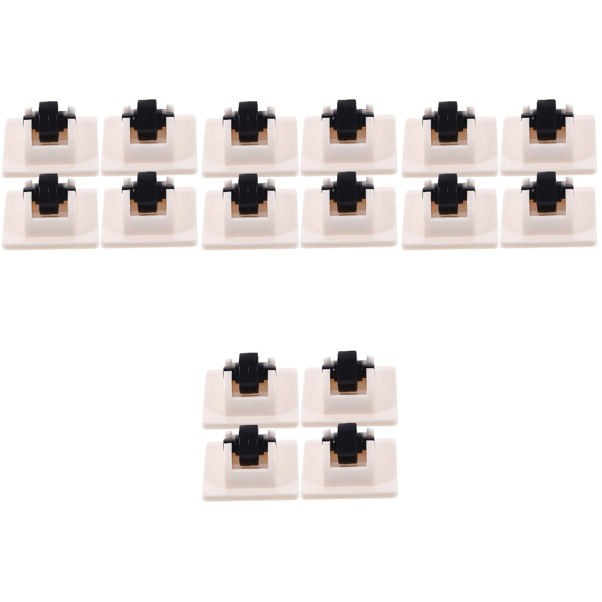 Raindrops 16 pcs Small Caster Wheels Non Swivel Wheels Adhesive Caster ...