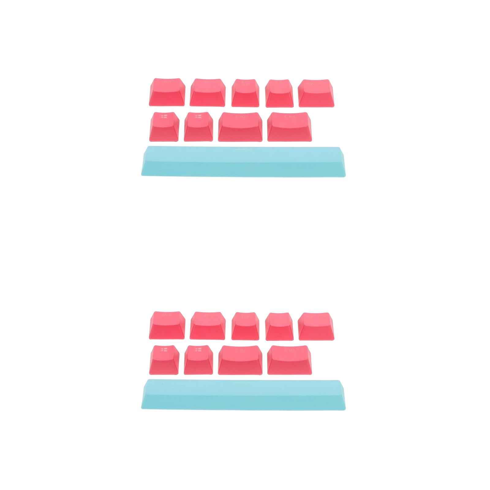 Raindrops 16 pcs Translucent Keyboard Caps Double Colors Keycaps ...
