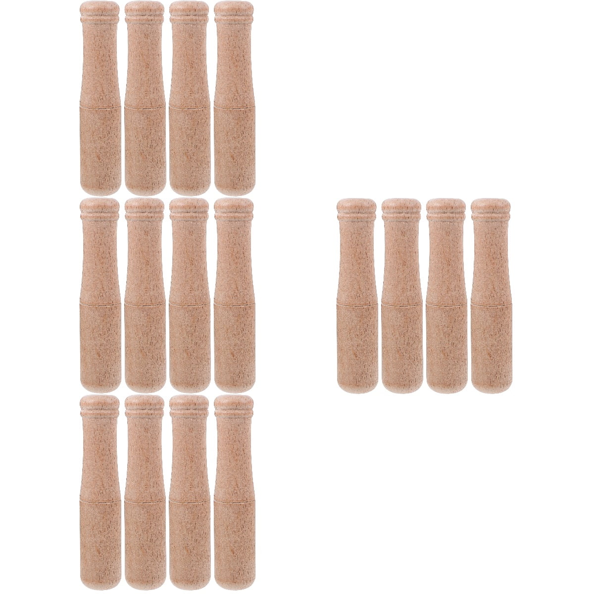 Raindrops 16 pcs Wood Muddler Garlic Grinding Rod Spices Grinding Rod ...