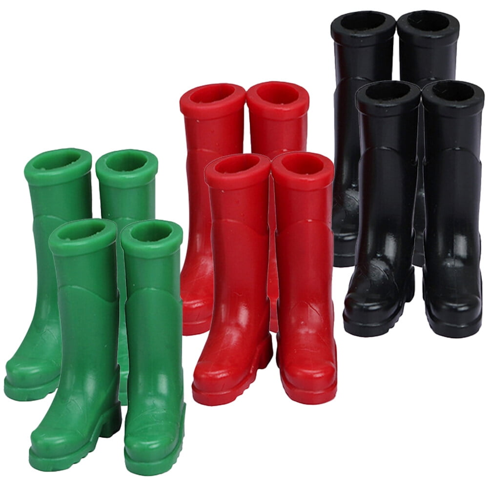 Raindrops 16Pcs Mini Rain Boots Small Rain Boots For Crafts Boot Shoe ...