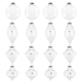 Clear Glass Baubles