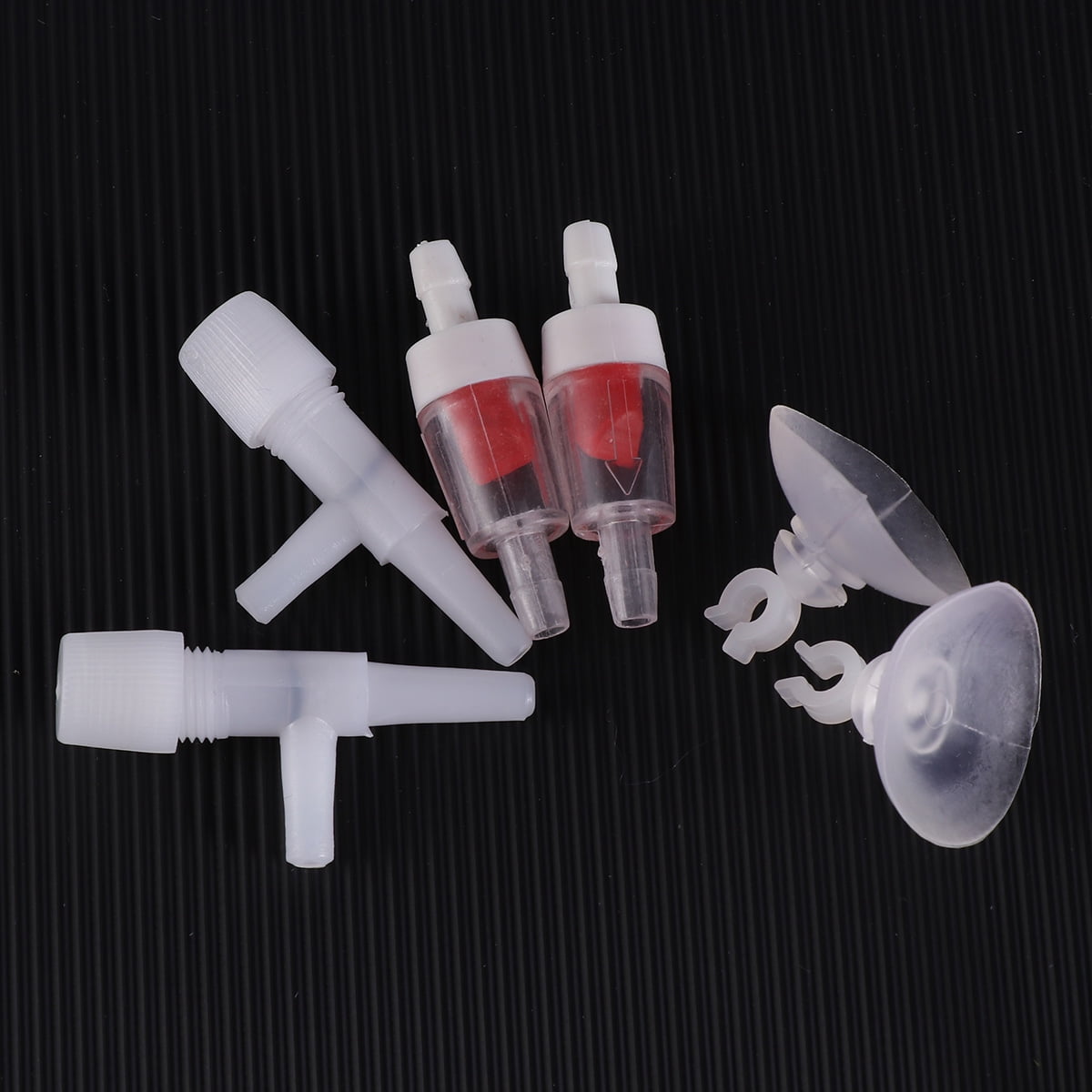 Raindrops 16Pcs Oxygen Tubing Connectors White Plastic For Aquarium Air ...