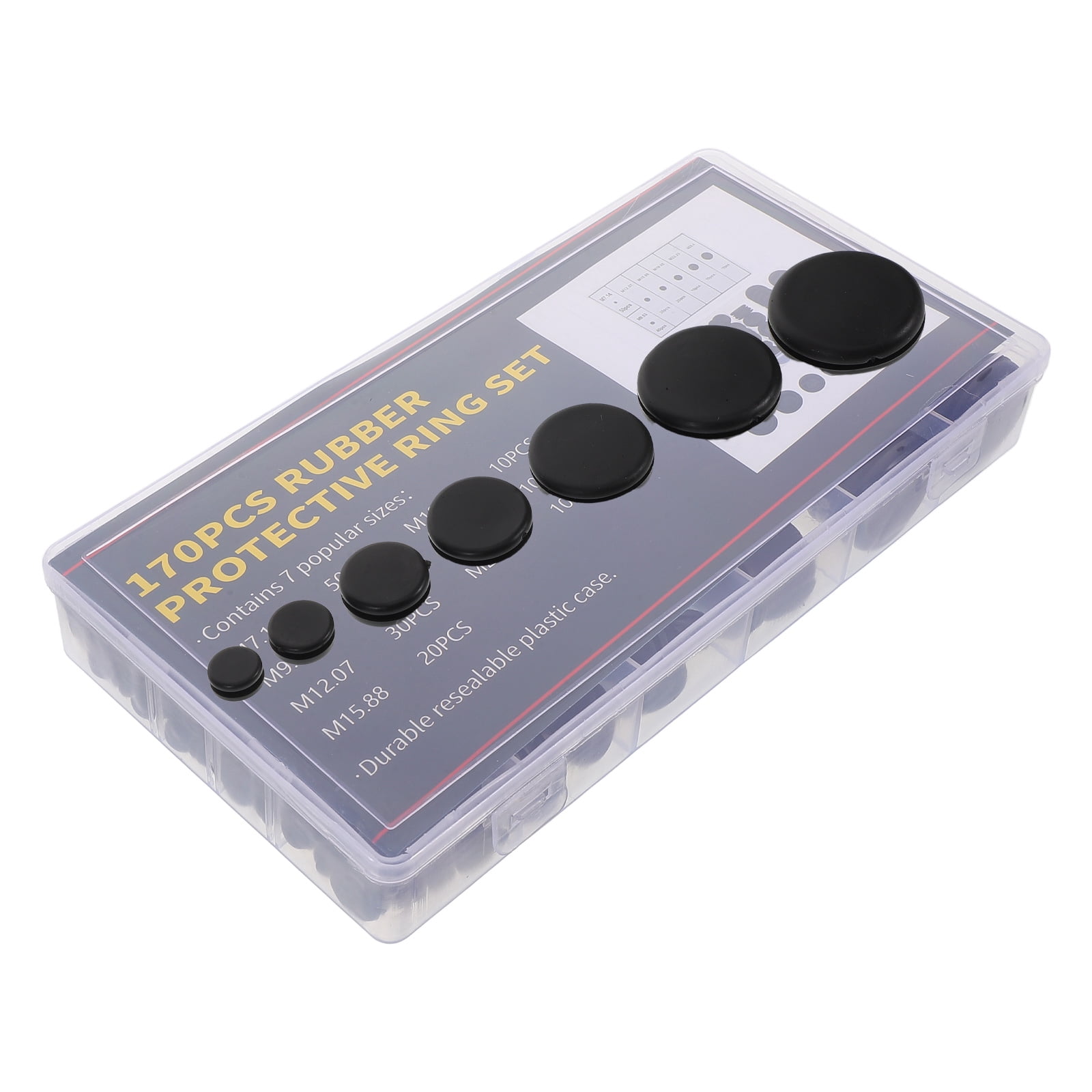 Raindrops 170pcs Rubber Wire Protection Grommets Electrical Wire Hole ...