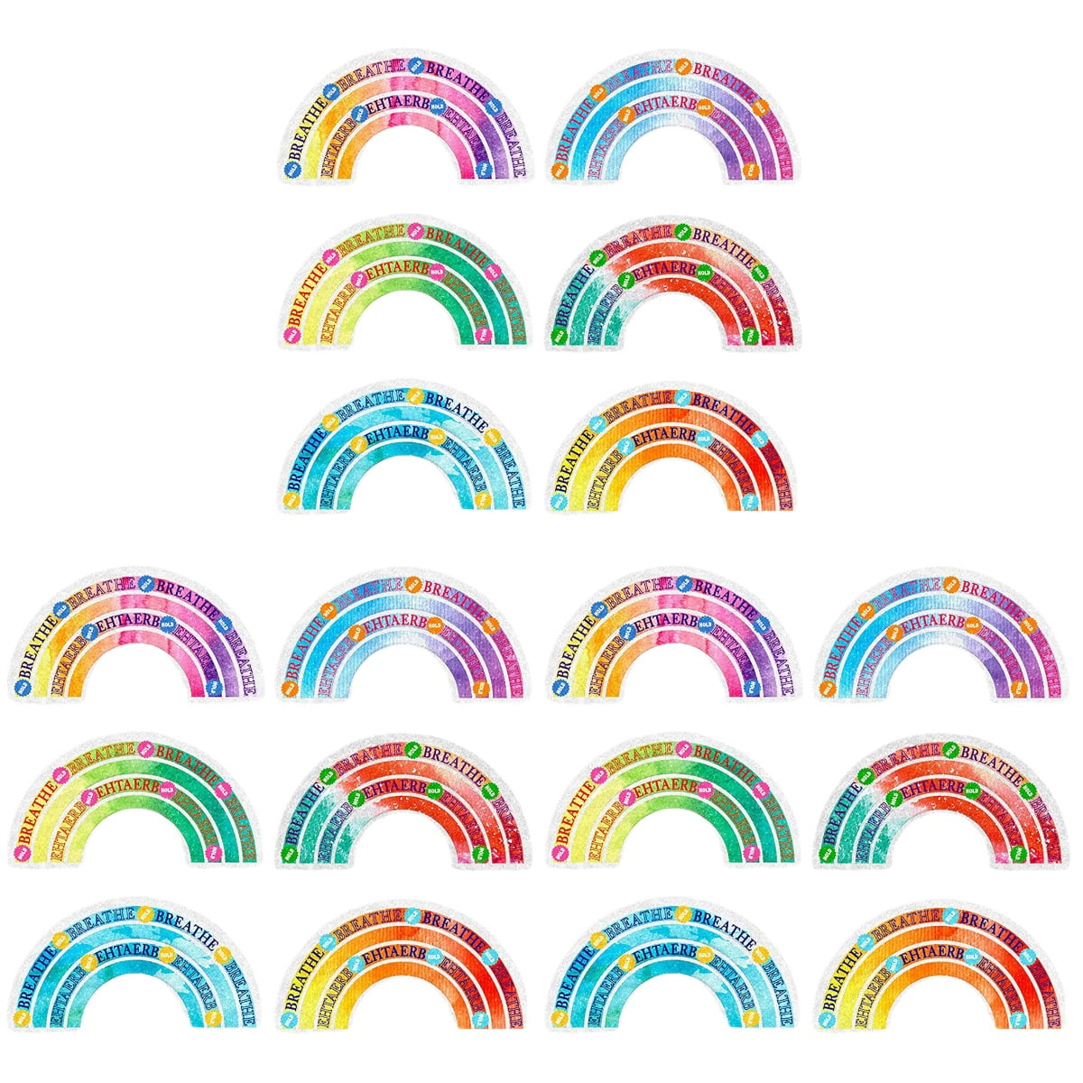 Raindrops 18 Pcs Calm Down Sticker Sensory Stickers Sensory Rough ...