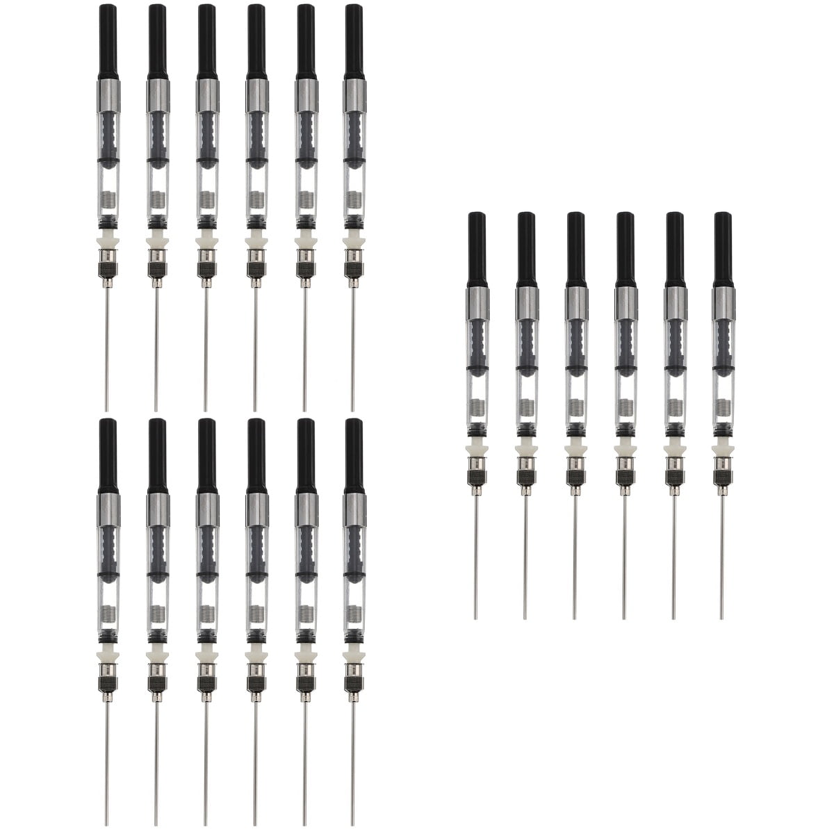 Raindrops 18 Pcs Fountain Pen Ink Syringe Filler Needle Tip Student Pen ...