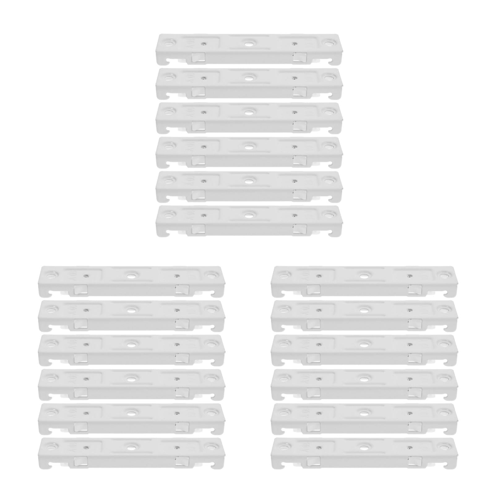 Raindrops 18 Pcs Heavy Duty Curtain Track Connectors Corner Bend Track ...