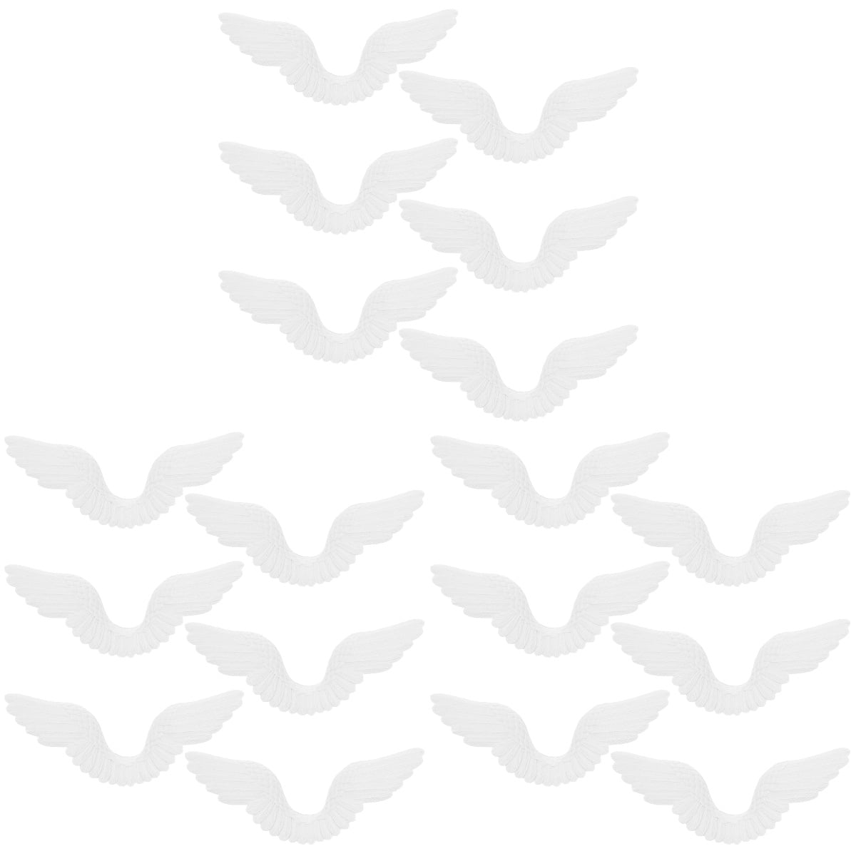 Raindrops 18 pcs Angel Wings Plastic Accessories DIY Props Christmas ...