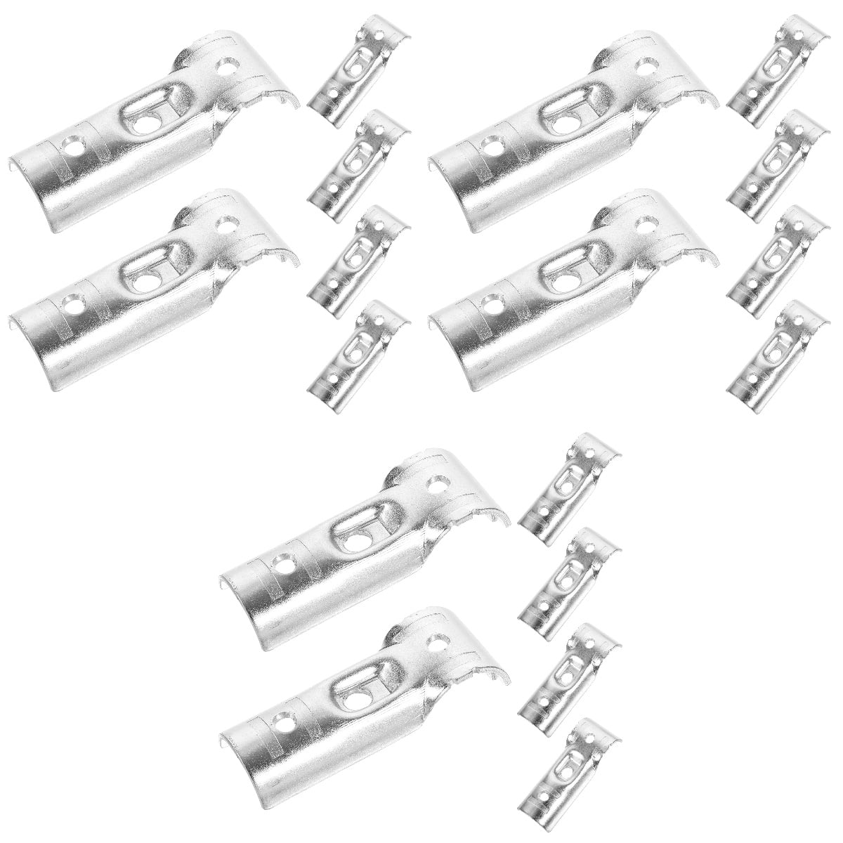 Raindrops 18 pcs End Rail Clamps Tubing Connector Clamps T Post Clips ...