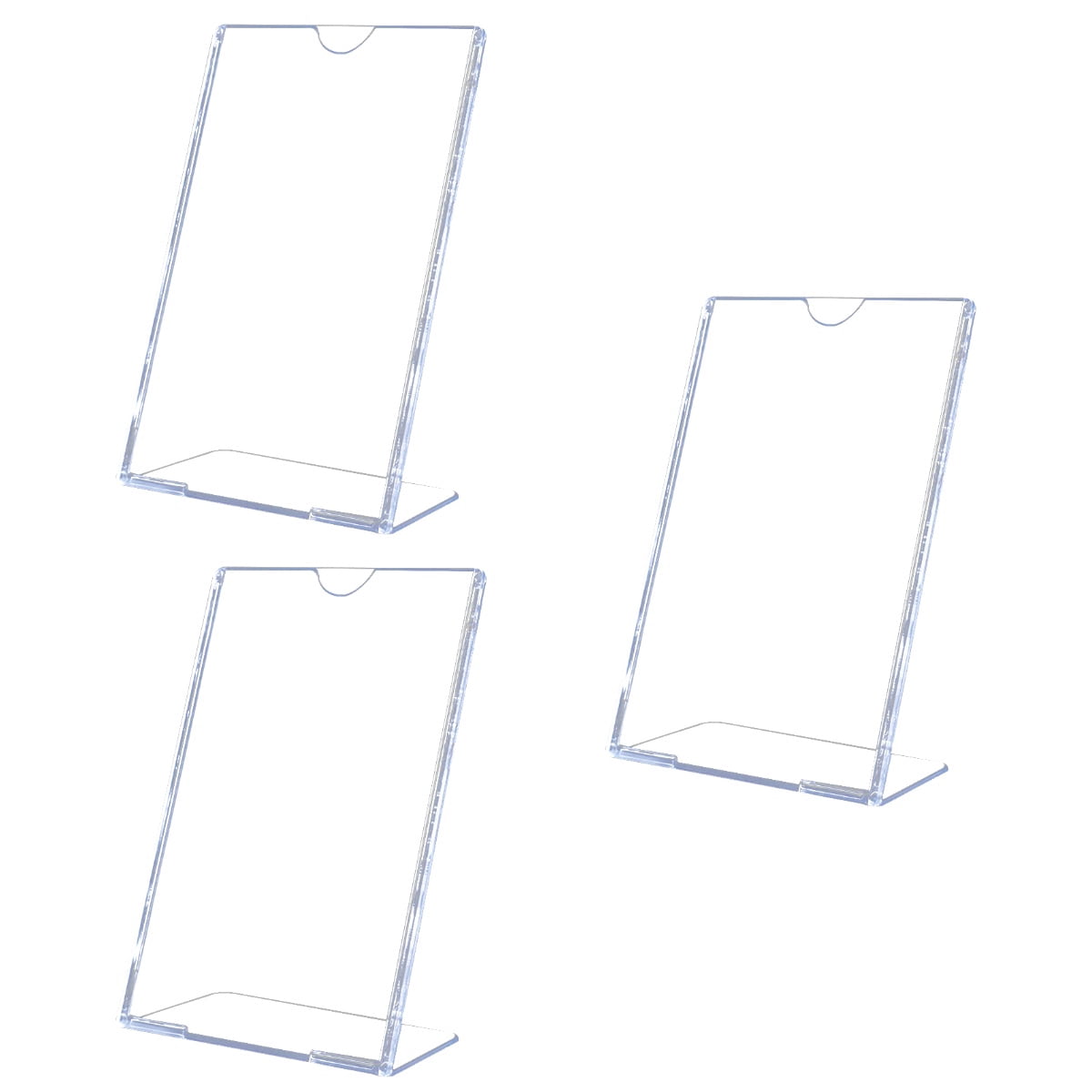 Raindrops 18 pcs L Shape Slanted Sign Holders Desktop Photo Paper Menu ...