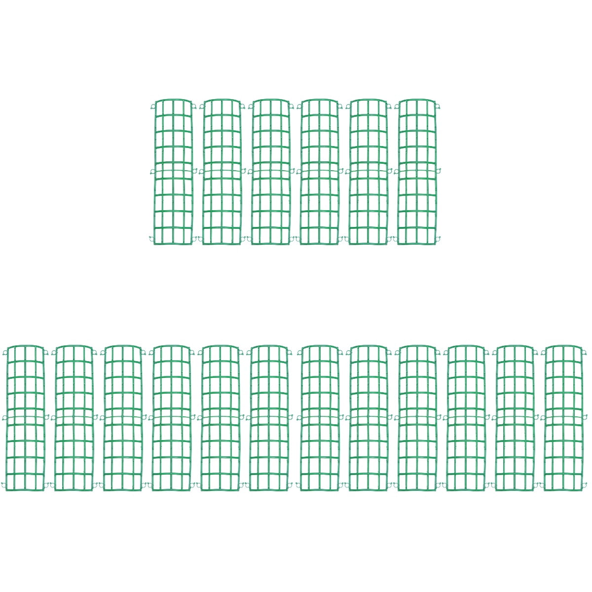 Raindrops 18 pcs Wall Frames Fences Frames DIY Artificial Flower Grid ...