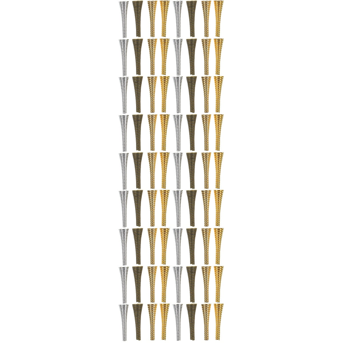 Raindrops 180 pcs Cone Shaped Bead Caps Craft Cones Bead Caps Bracelets ...