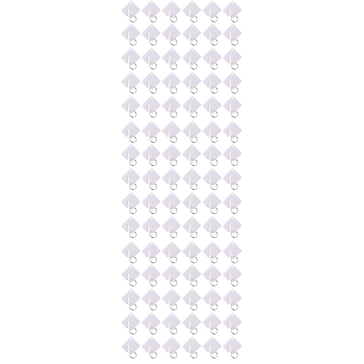 Raindrops 180 pcs Keys Identification Tags Key Chains ID Marks Acrylic ...