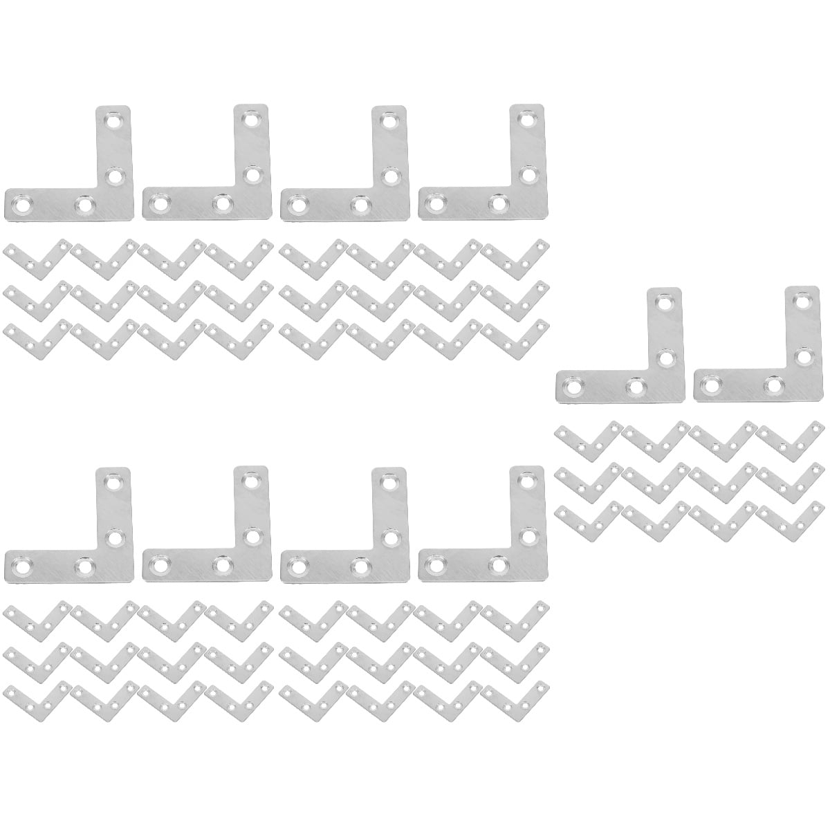 Raindrops 180 pcs L Bracket Heavy Duty Flat Angle Bracket L Bracket For ...