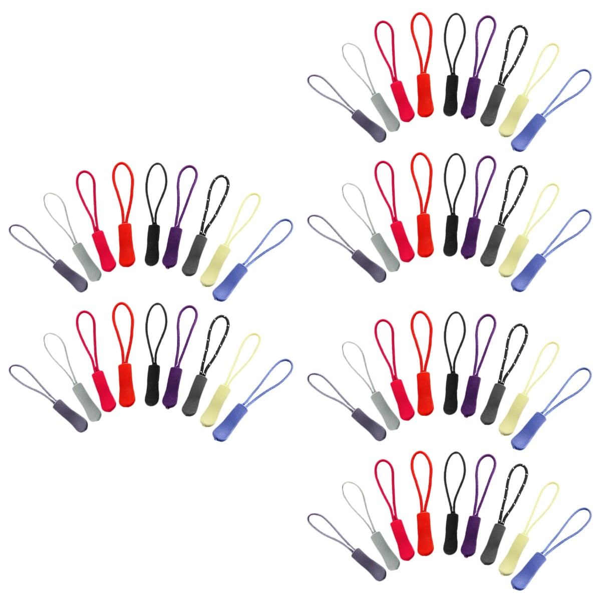 Raindrops 180 pcs Multi-purpose DIY Zipper Heads Zipper Pullers Zipper ...