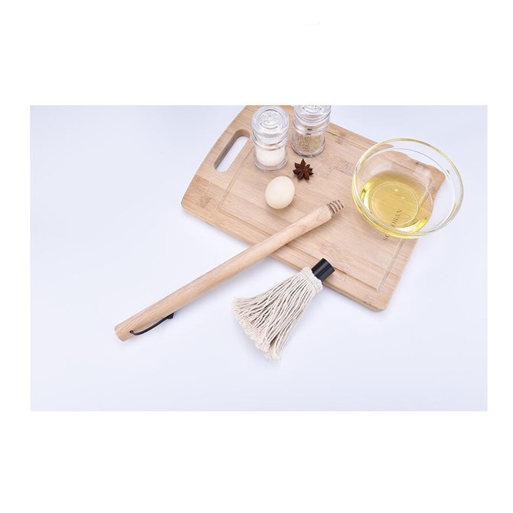 Raindrops 19-Inch Grill Sauce Mop and Sauce Brush for Roasting, Basting ...