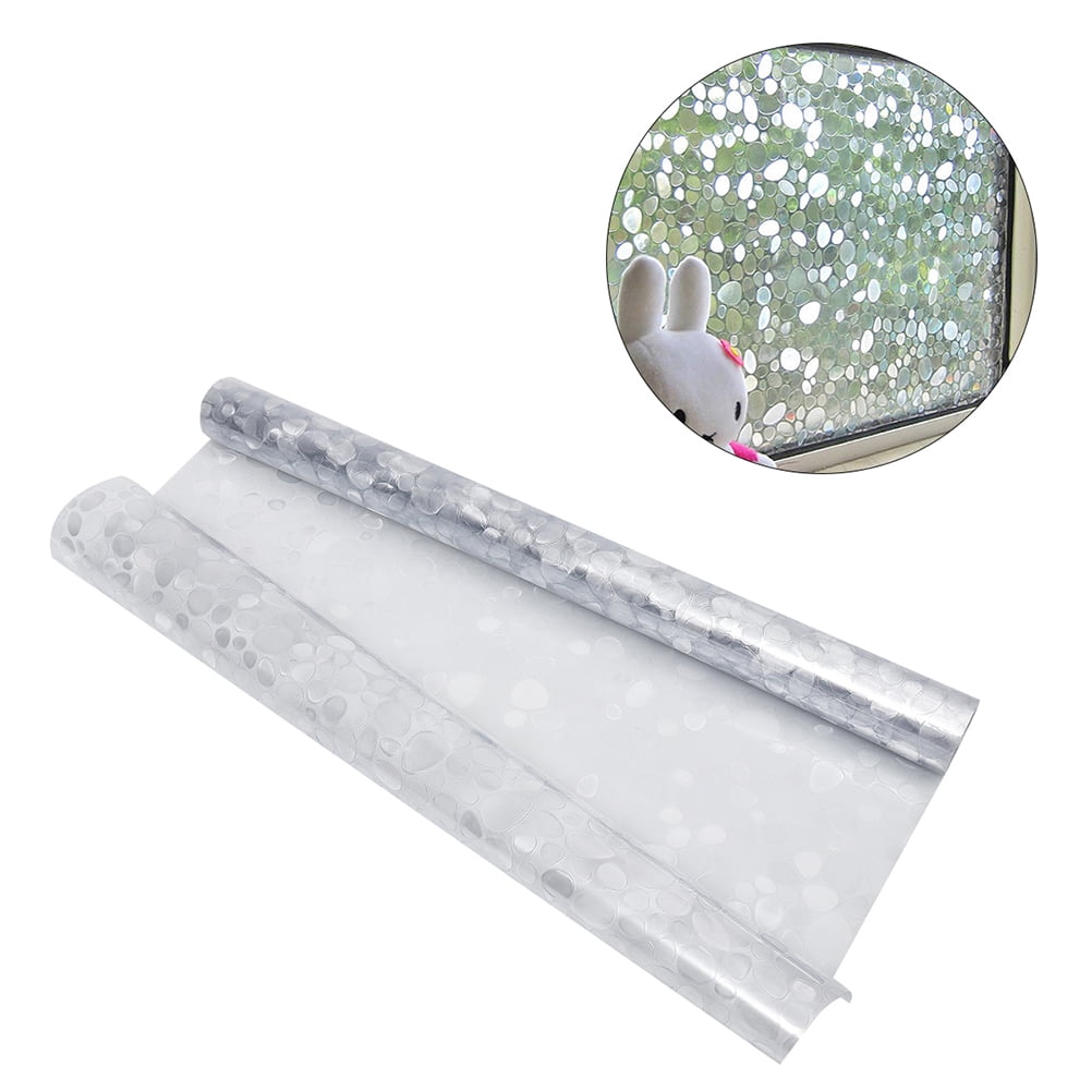 Raindrops 1PC Non Adhesive Window Film Cobblestone Glass Film Privacy ...