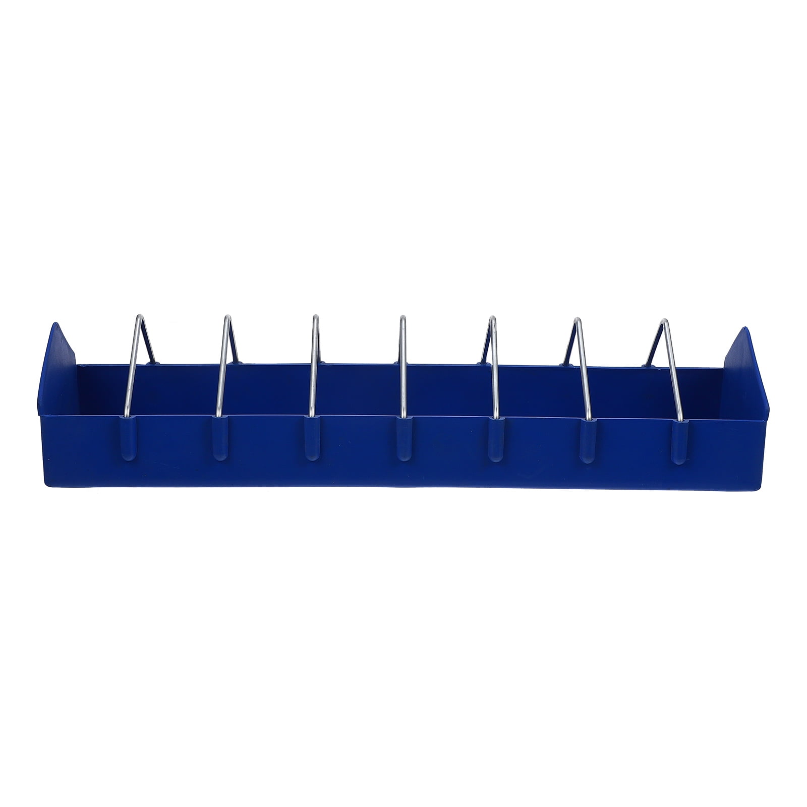 Raindrops 1Pack Blue Plastic Rectangular Feeding Trough for Birds ...