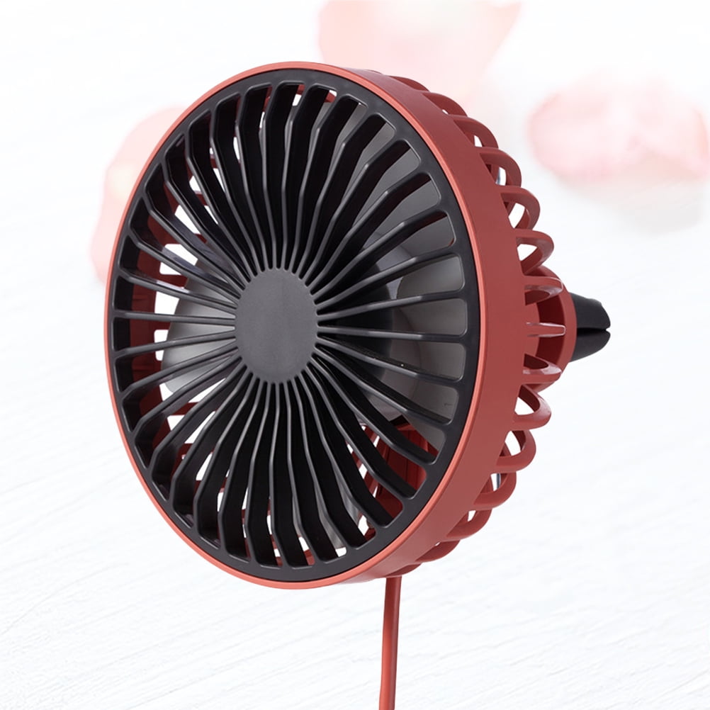 Raindrops 1Pack Car Fan with Red Color for Summer Driving Cooling ...