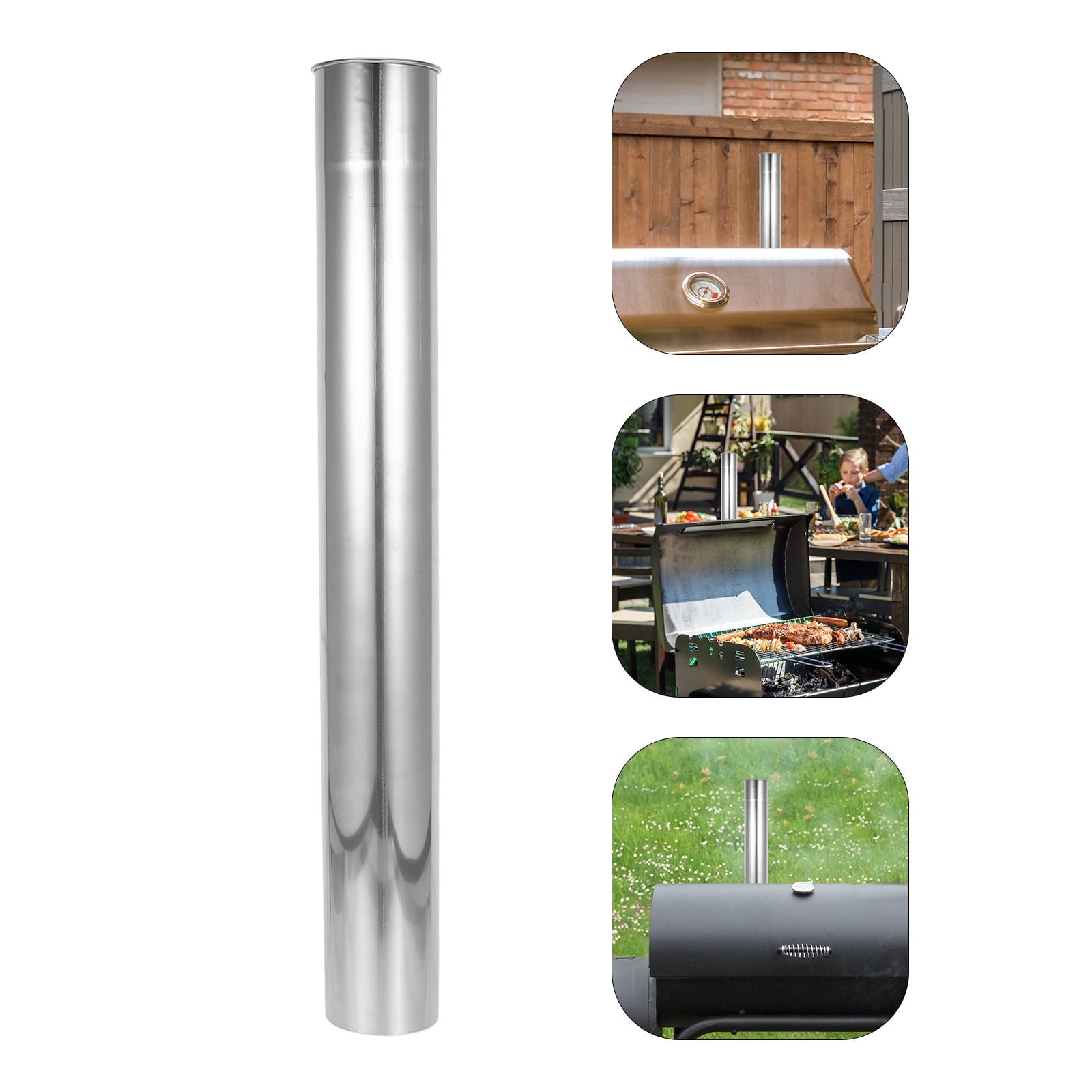 Raindrops 1Pack Chimney Flue 19.26X2.36In Stainless Steel for Outdoor ...