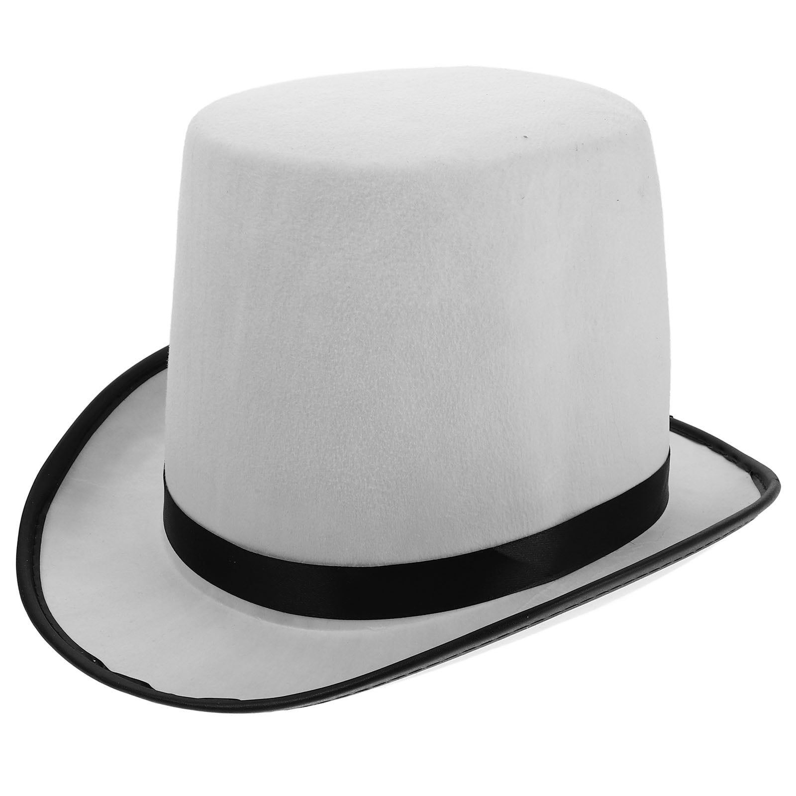 Raindrops 1Pack Cosplay Costume Hat Gentleman Hat White Polyester Adult ...