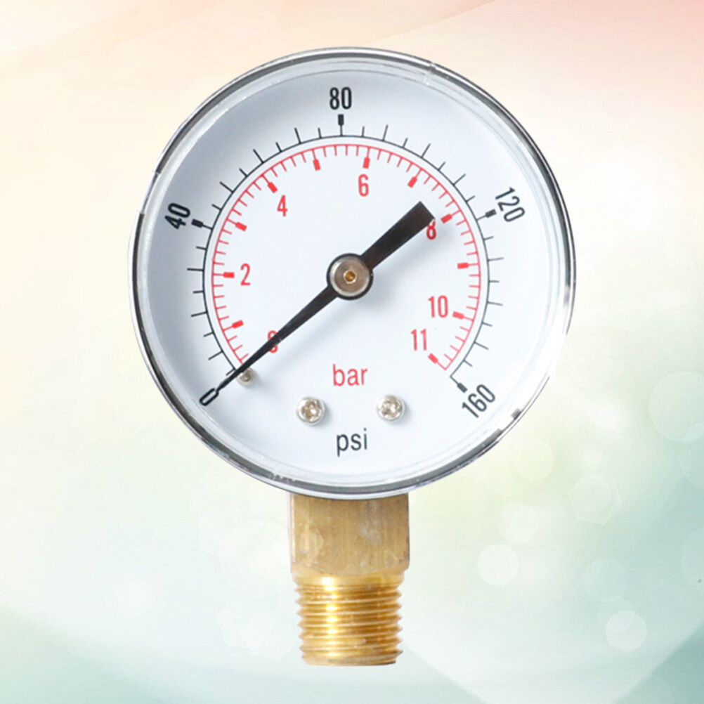 Raindrops 1Pack Cylinder Pressure Gauge for DIY Enthusiasts Measures ...