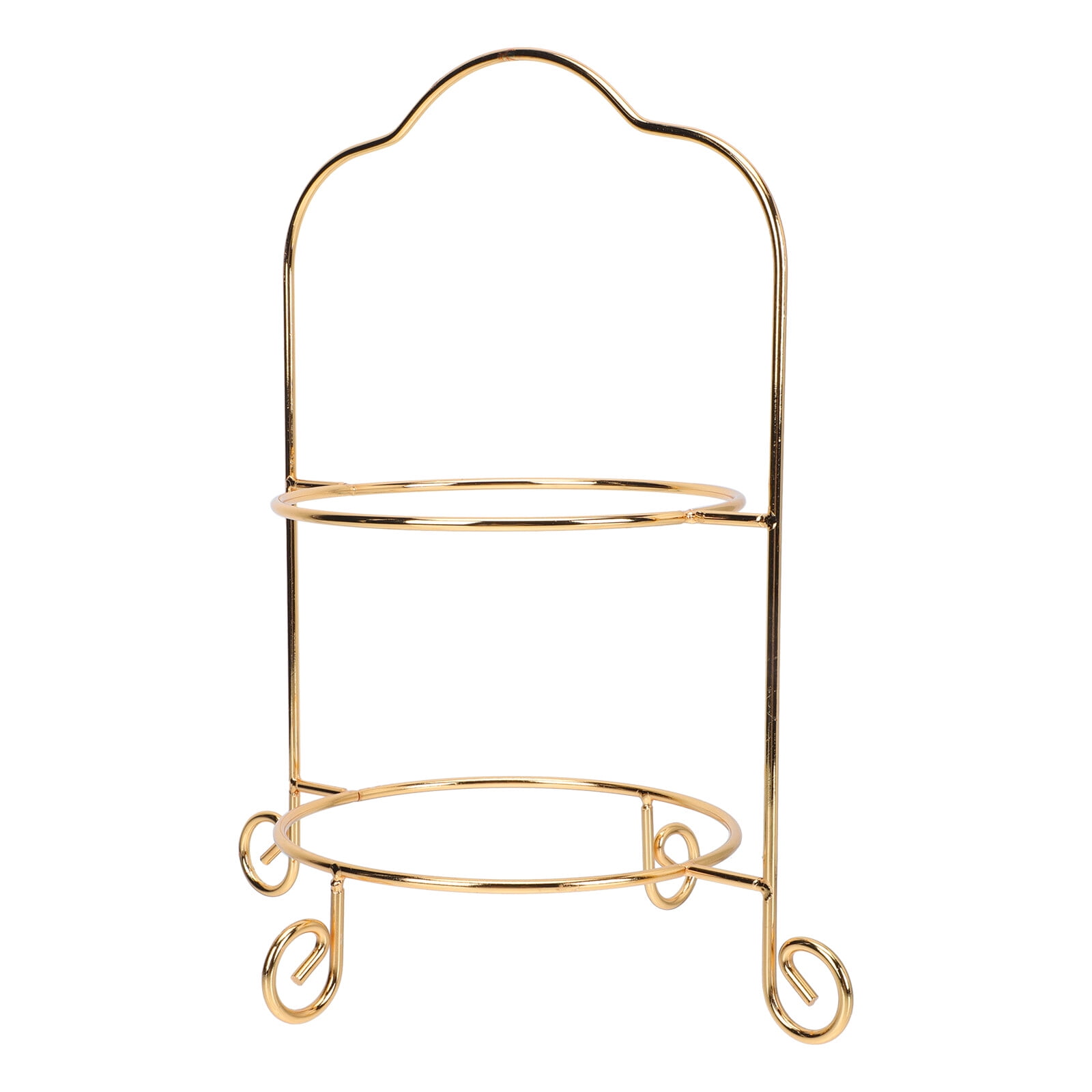 Raindrops 1Pack Double Layer Display Rack Cake Golden Iron For ...