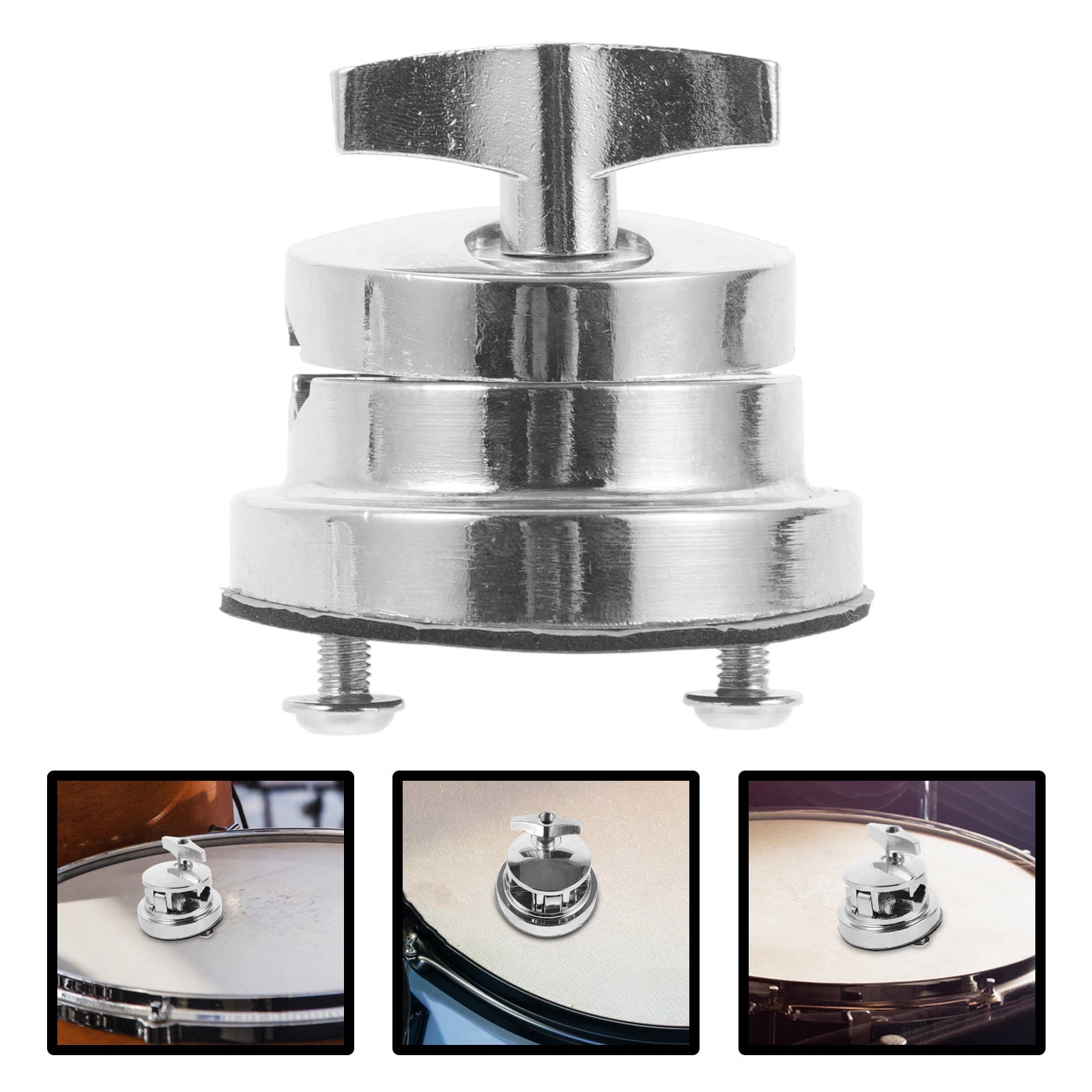 Raindrops 1Pack Drum Leg Bracket Rack Support Silver Zinc Alloy 2.2In X ...