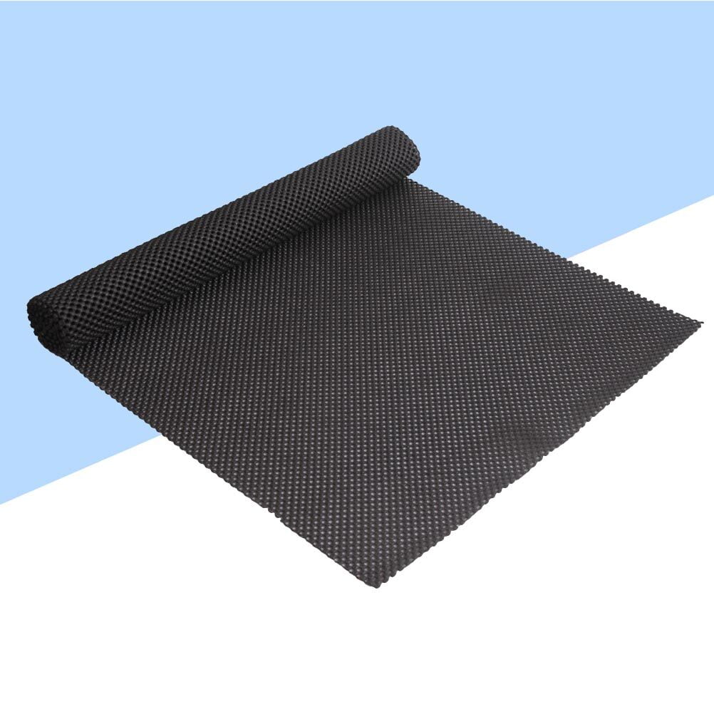 Raindrops 1Pack Floor Grip Mat Black PVC Cabinet and Shelf Liners for ...