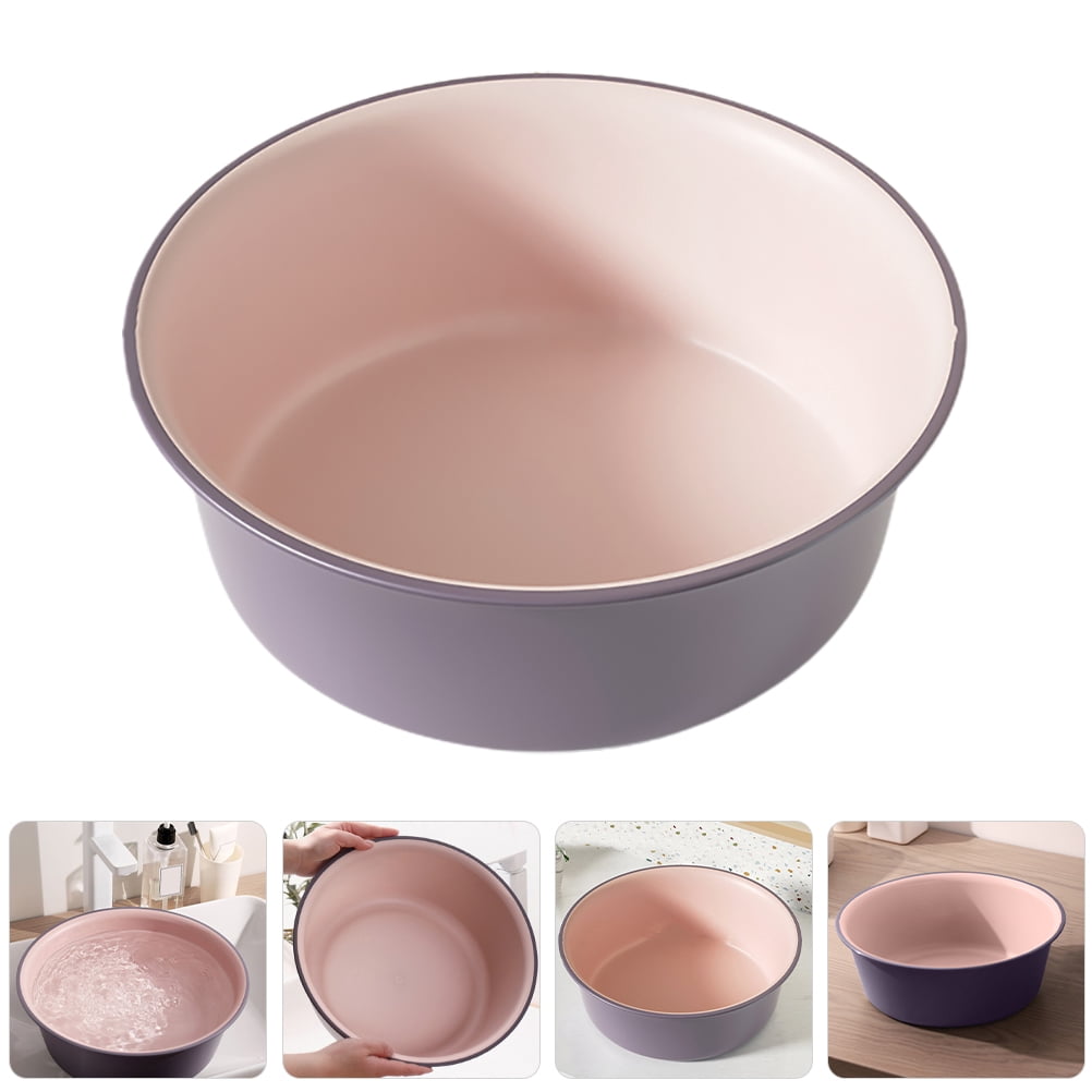 Raindrops 1Pack Foot Tub Wash Basin Round Plastic Nonslip Base For ...
