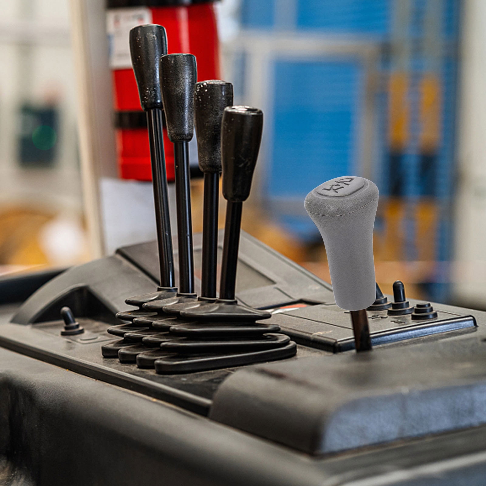 Raindrops Ergonomic Forklift Knob Grey ABS Efficient Control for Daily ...