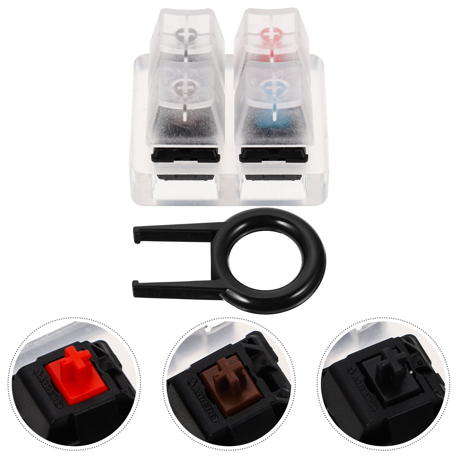 Raindrops 1Pack Mechanical Keyboard Accessories Square Abs Acrylic for ...