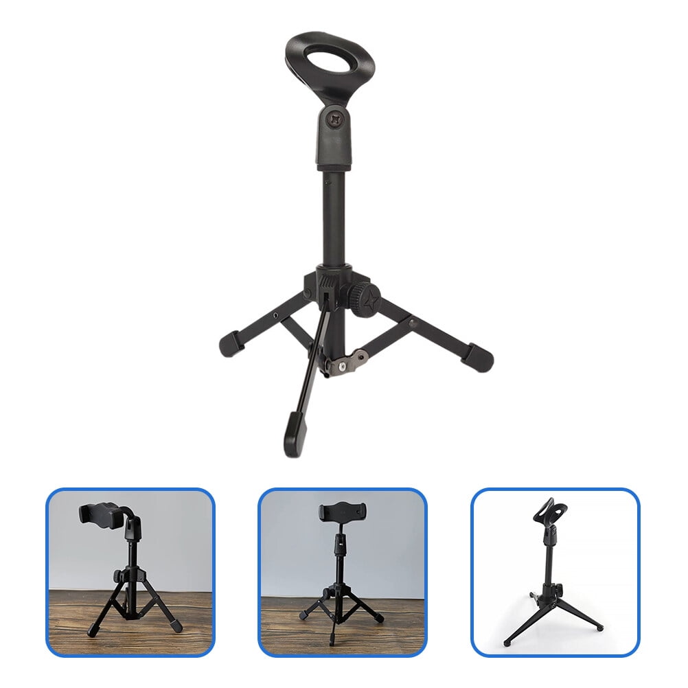 Raindrops 1Pack Microphone Stand with Foldable Design and Adjustable ...