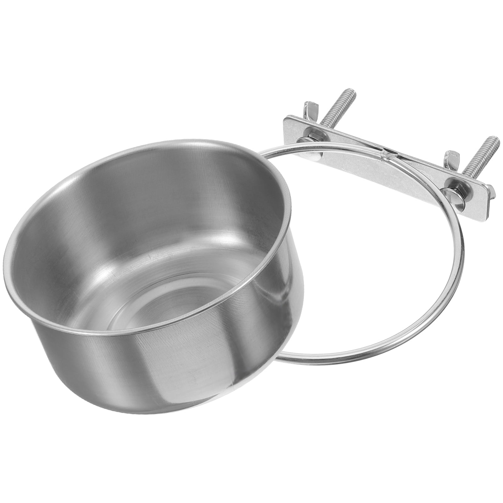 Raindrops 1Pack Parrot Bowl Stainless Steel Bird Feeder for Cage 3.93X3 ...