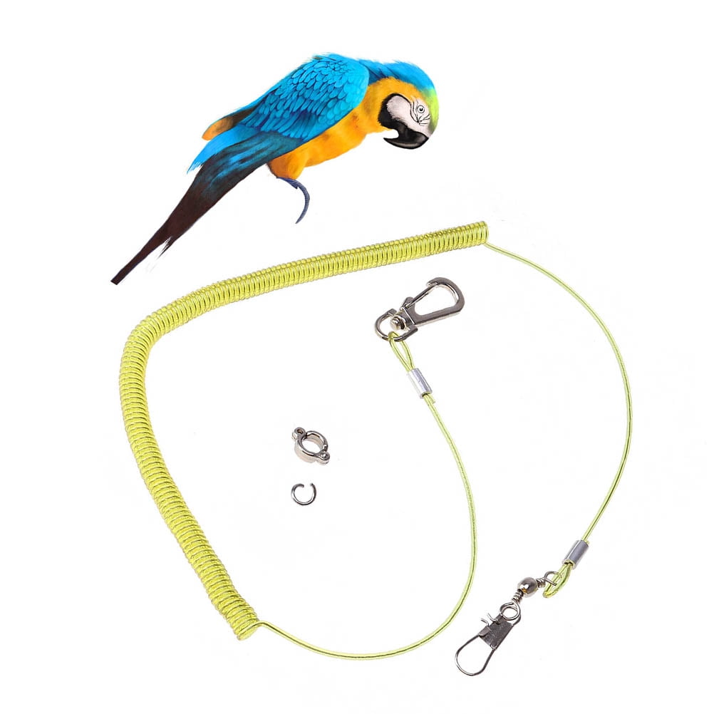 Raindrops 1Pack Parrot Flight Rope Yellow Steel Wire Material For Bird ...