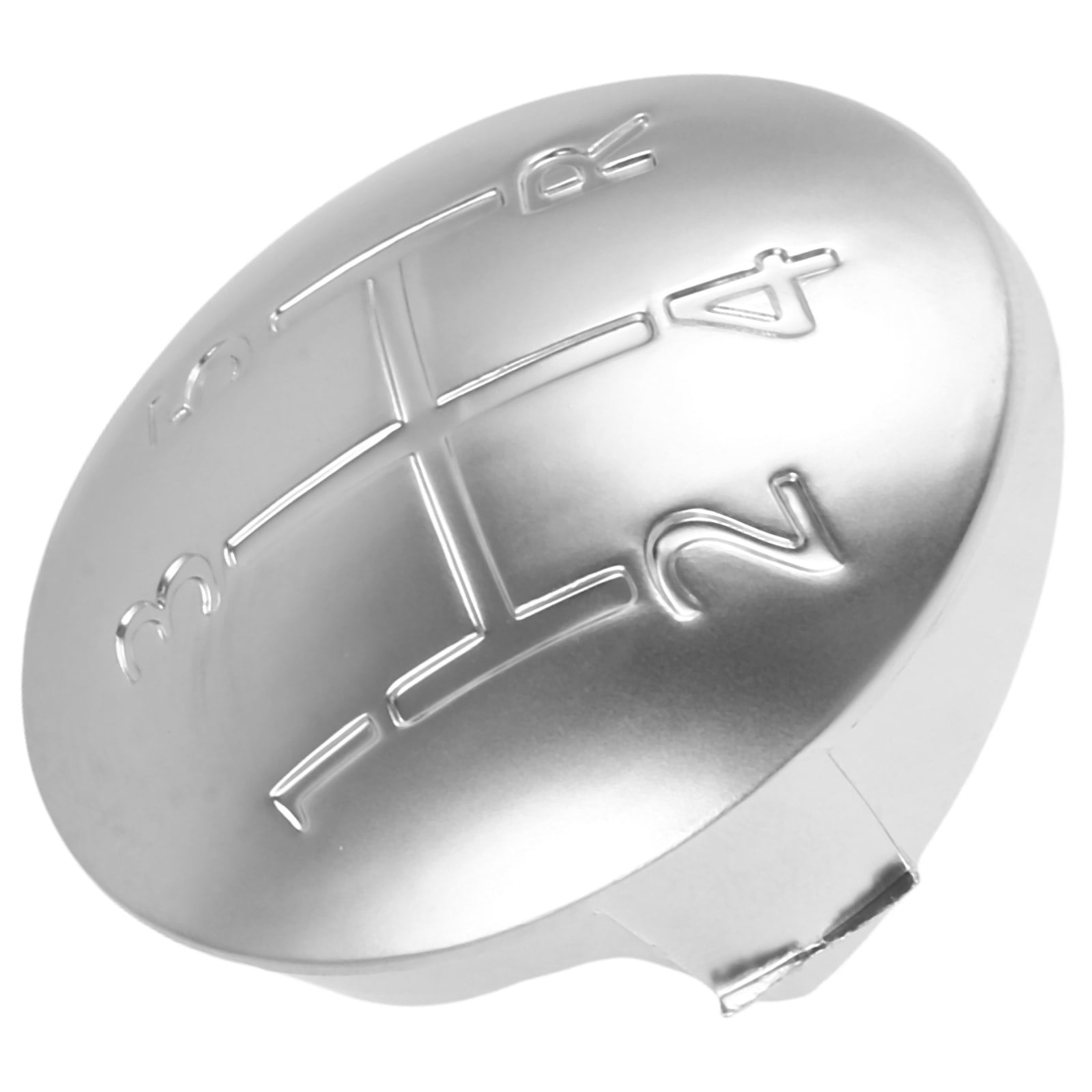 Raindrops 1Pack Plastic Silver Round Gear Shift Knob Cap for Car Gear ...