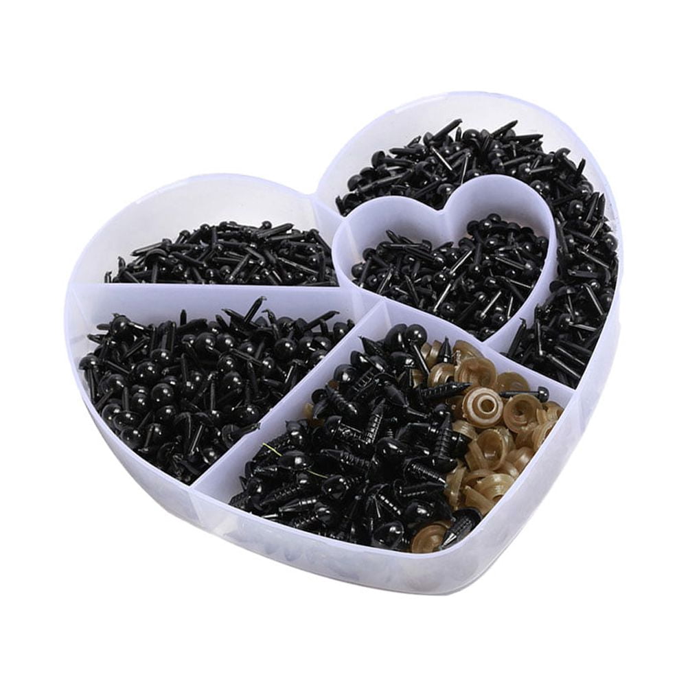 Raindrops 1Pack Premium Black DIY Animal Eyes and Nose for Home and ...