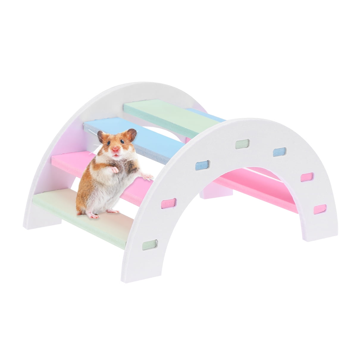 Raindrops 1Pack Rainbow Bridge Hamster Ladder Board Wood Bamboo ...
