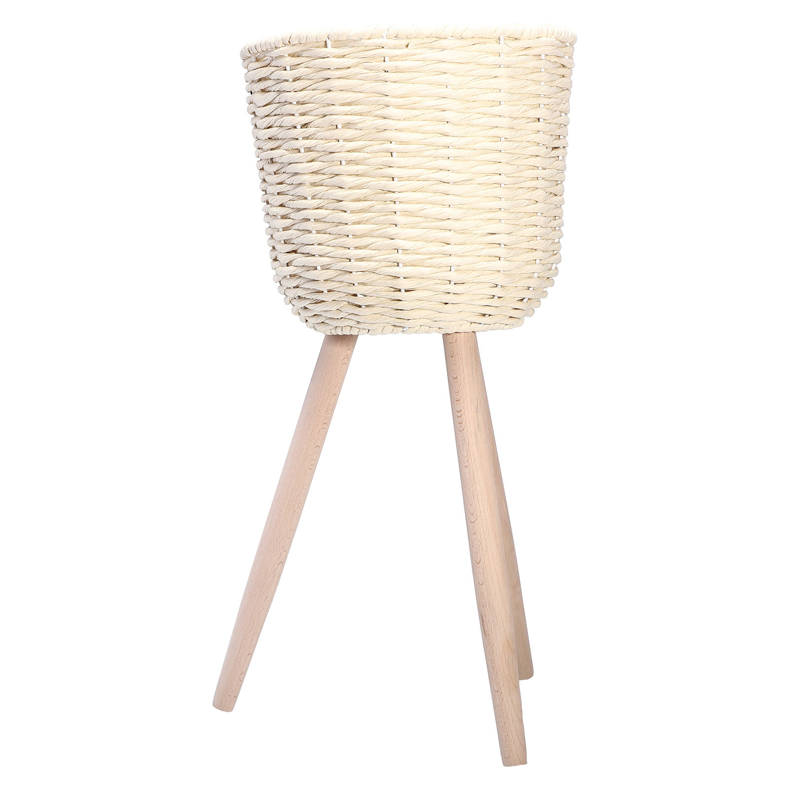 Raindrops 1Pack Rattan Floor Standing Flowerpot for Indoor Pots with ...