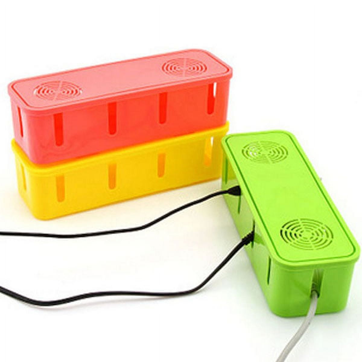 Raindrops 1Pack Rectangular Cable Storage Box For Small Cable Box Wire ...