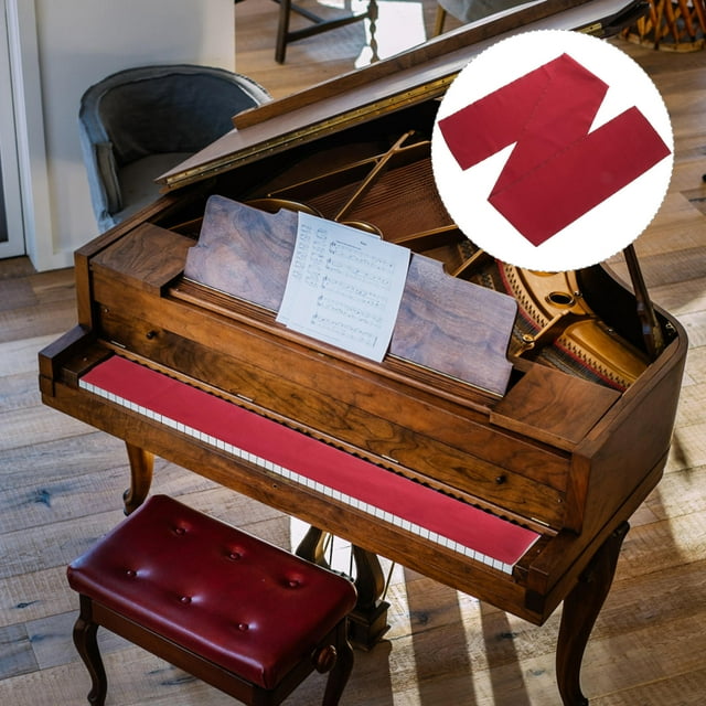 Raindrops 1Pack Red Piano Keyboard Dust Cover for Keyboard Pianos 49 ...