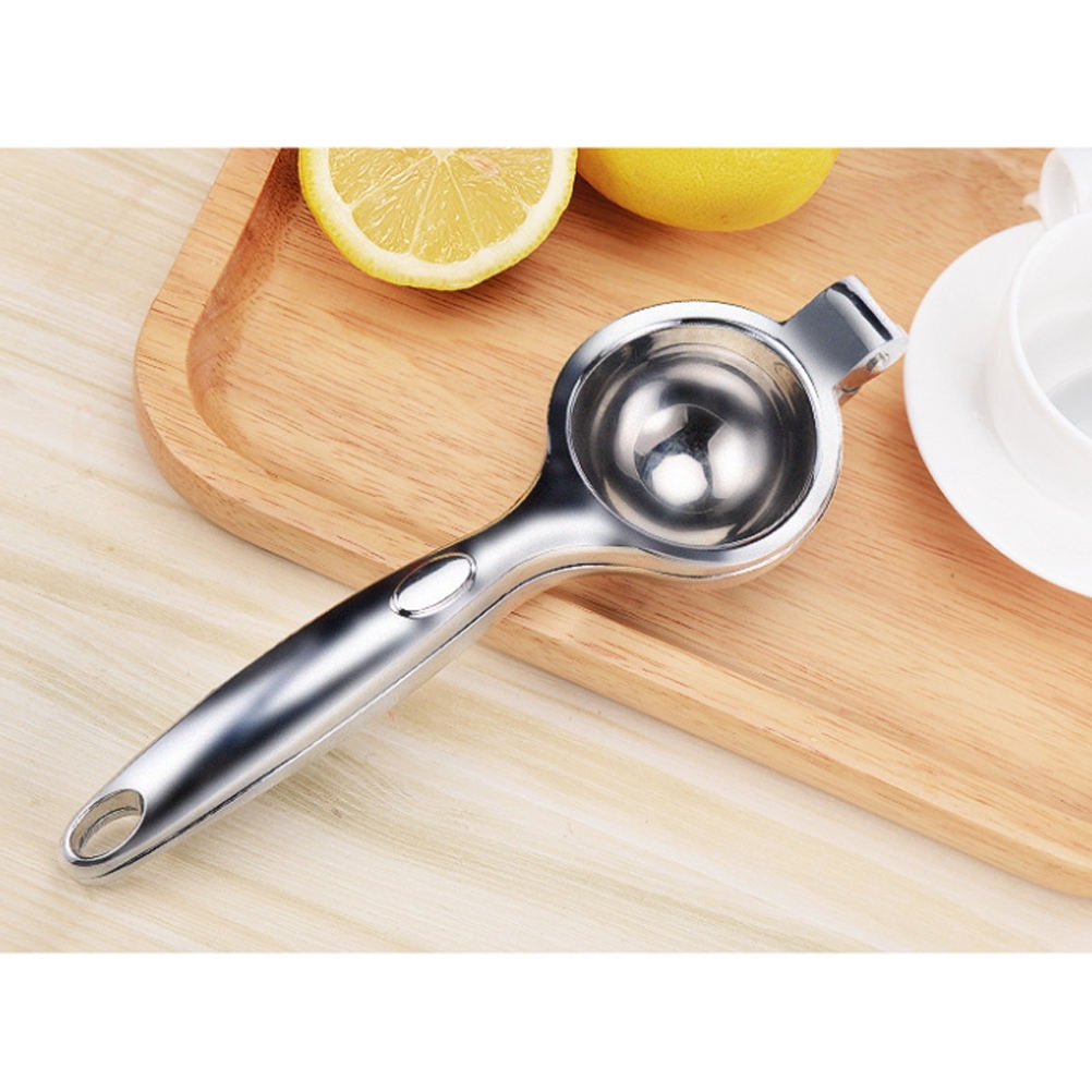 Raindrops 1Pack Silver Squeezer Metal Hand Press Juicer With Ergonomic ...