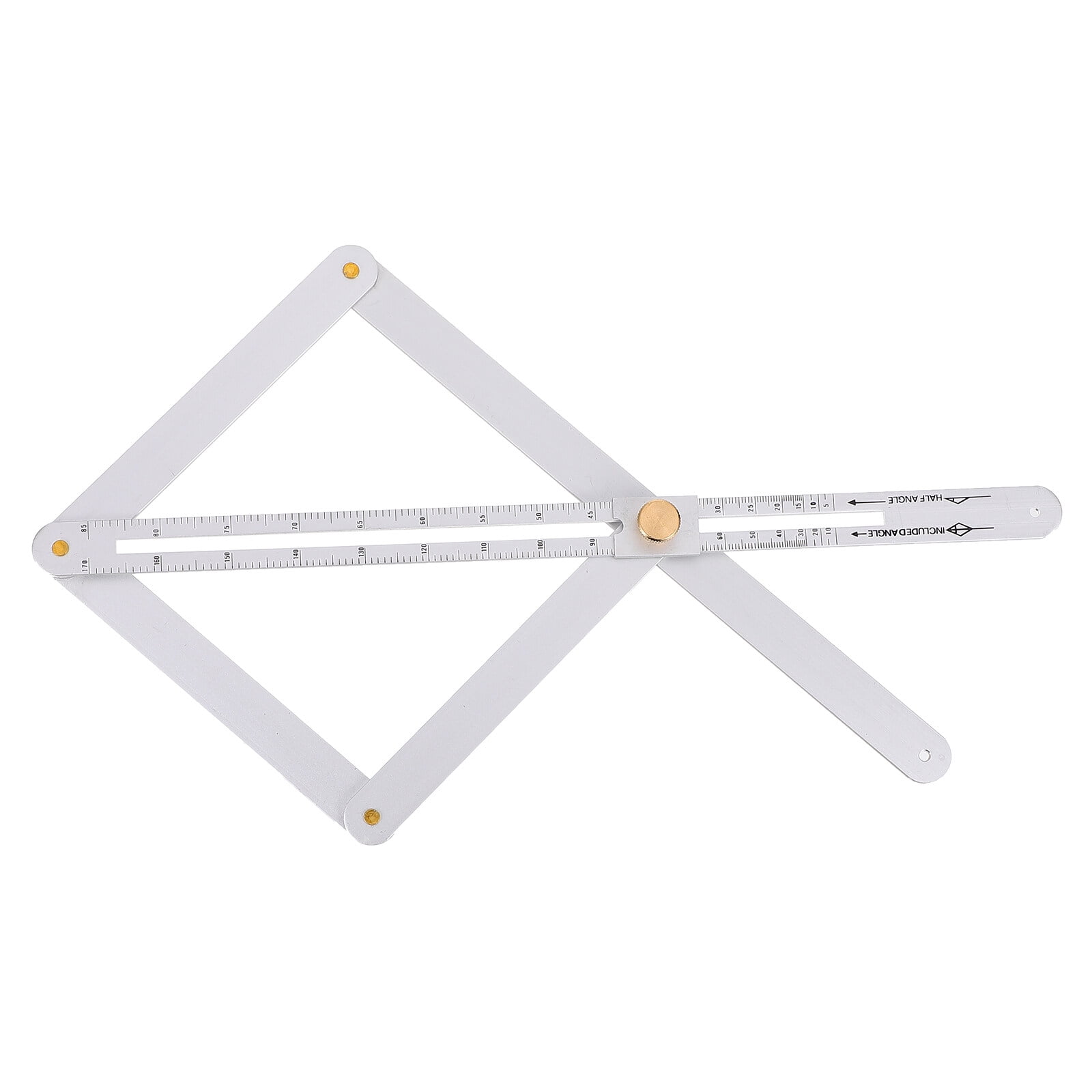 Raindrops 1Pack Silver Stainless Steel Wood Working Corner Protractor ...