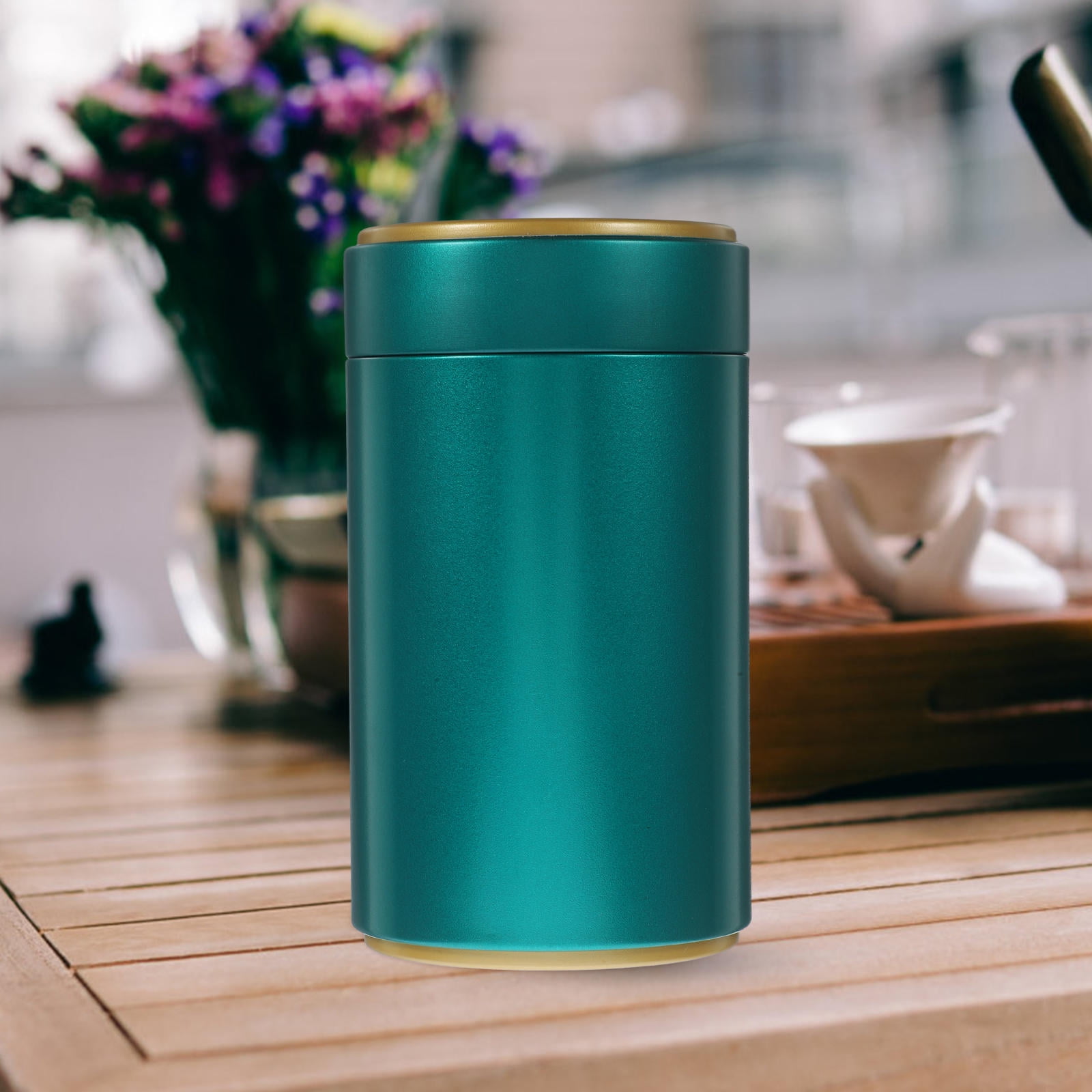 Raindrops 1- Iron Tea Canister for Loose Leaf Tea Storage, Simple and ...